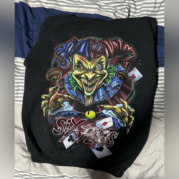 Six Flags | Jackets & Coats | Six Flags Fright Fest Hoodie | Poshmark